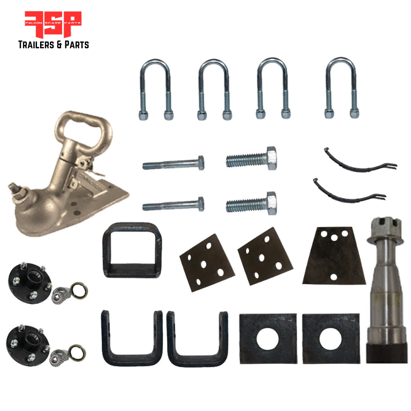 Diy Single Axle trailer kit 750 Kg rated Solid beam axles — FSP ...