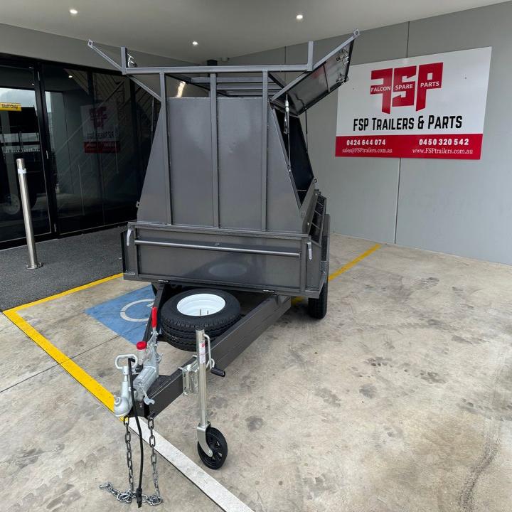 8x5 Tradesman Trailer 2 Piece Design Side Doors - 2 Ton — FSP Trailers ...