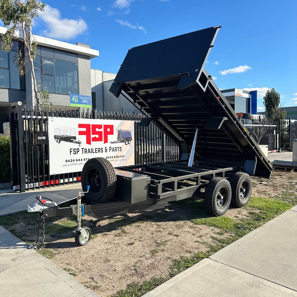 2025 'FSP' 12x7 flat top tipper trailer - 3.5 t gvm — FSP Trailers and ...