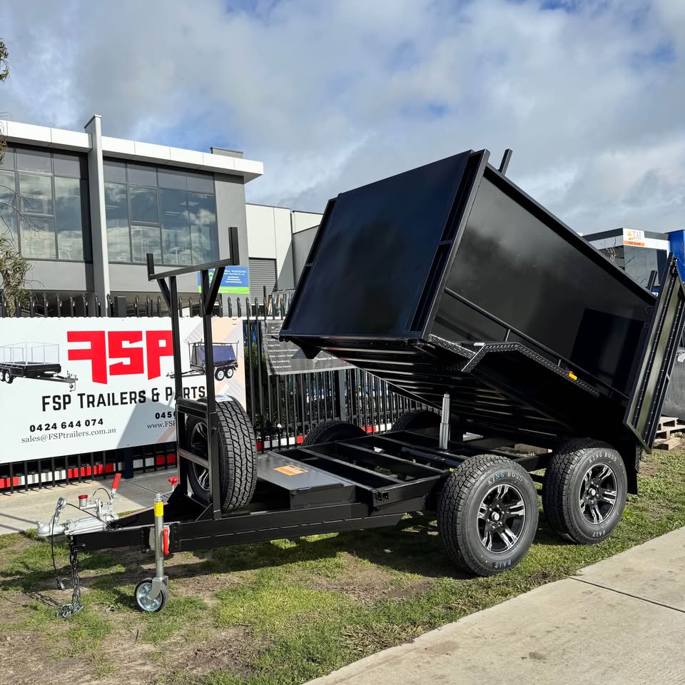 8x5 Tipper Tandem Trailer 1.3 m High Sides — FSP Trailers and Parts