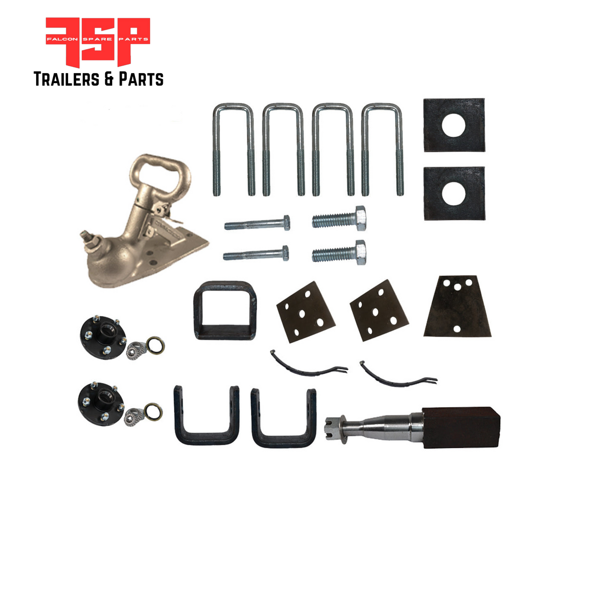 Diy Single Axle trailer kit 1000 Kg rated Solid beam axles — FSP ...