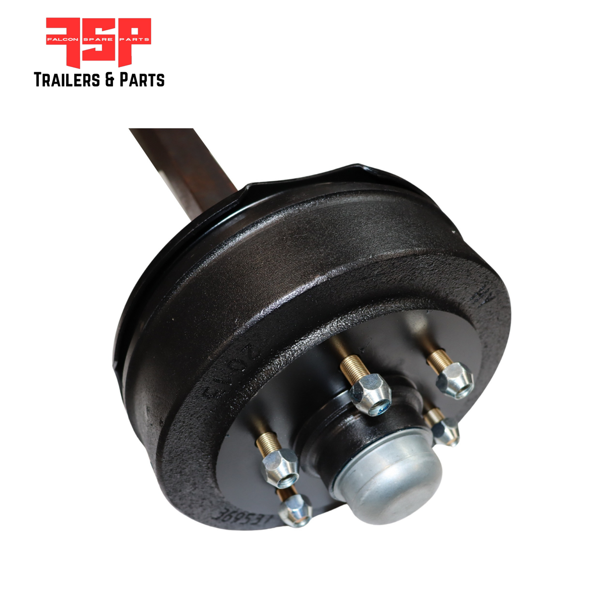 50mm Square Hydraulic Braked Axle 2T Bearings — FSP Trailers and Parts