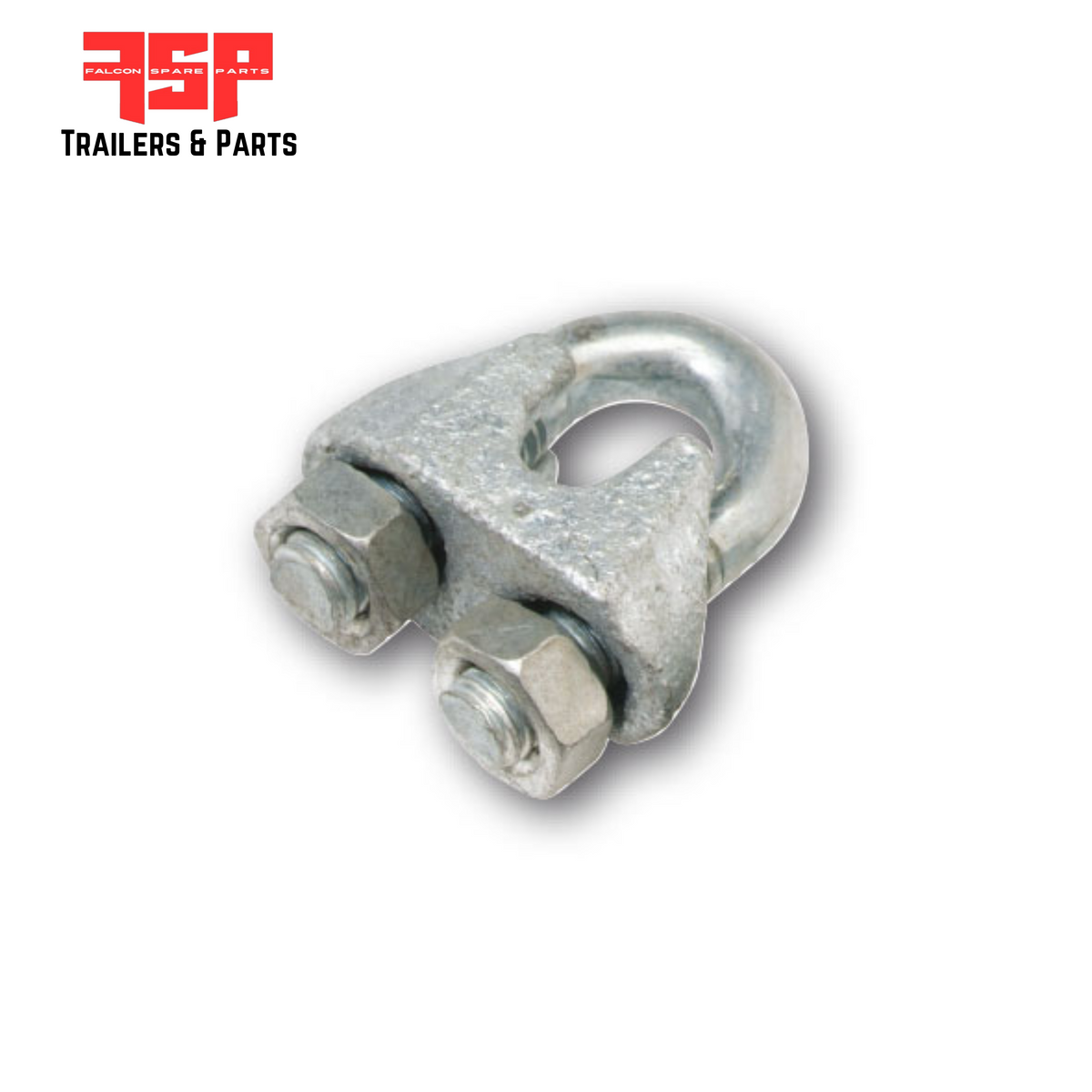 Cable Clamp 8mm Galvanised — FSP Trailers and Parts